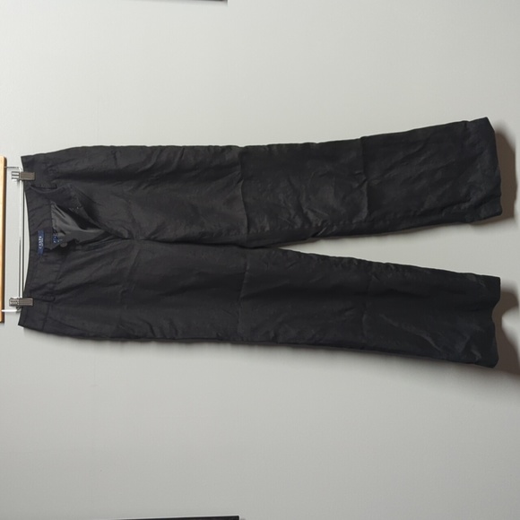 Chaps | Pants & Jumpsuits | Chaps Size 4 Linen Wide Leg Trouser | Poshmark